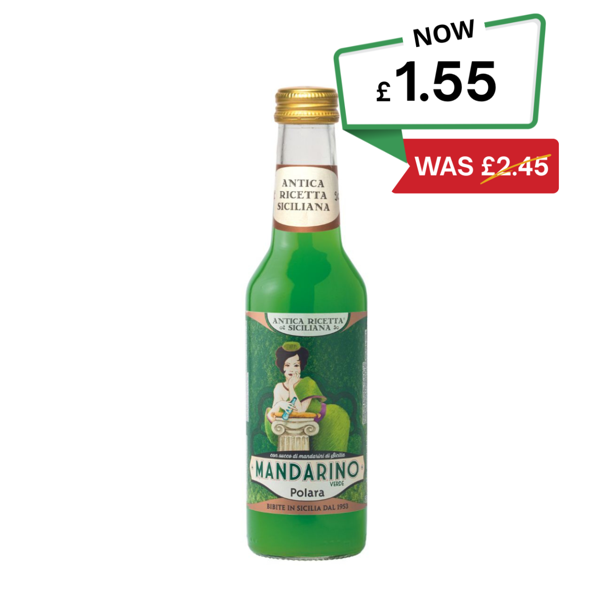 POLARA SICILIAN ORGANIC SOFT DRINK "TE ALLA PESCA" 275ml - Camisa